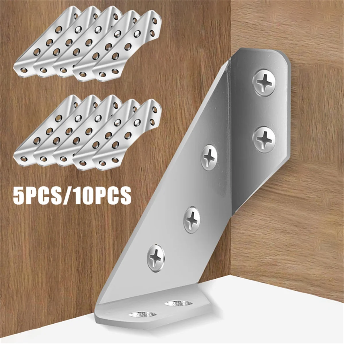 5-10pcs-Universal-Furniture-Corner-Connector-Stainless-Steel-Corner ...
