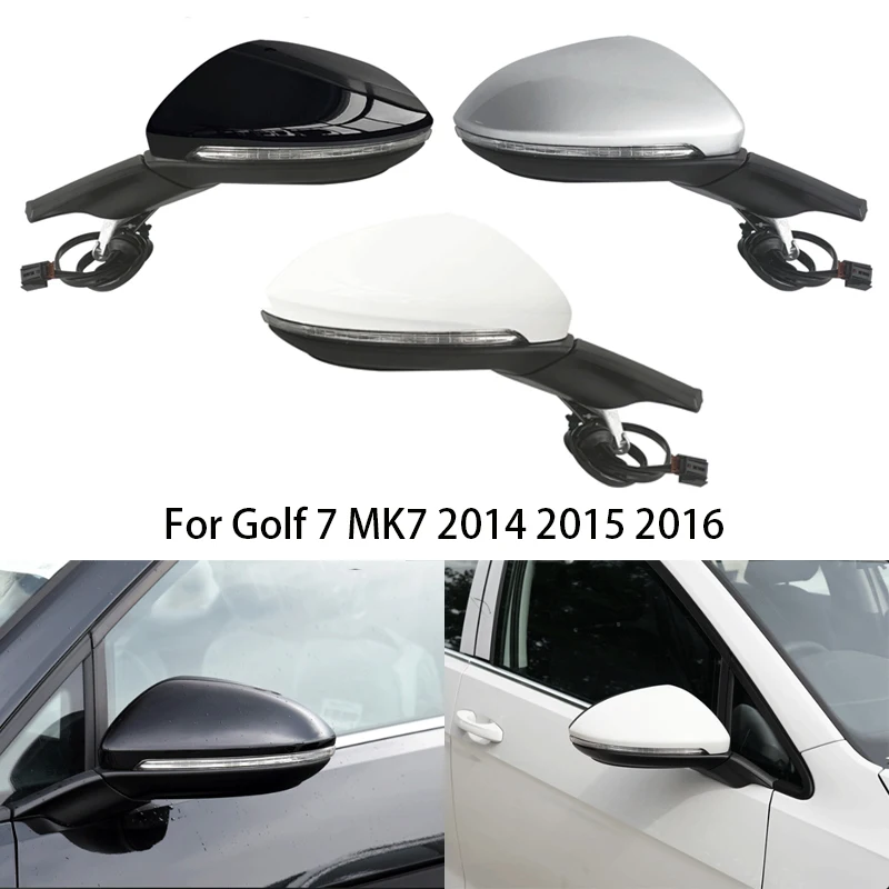 Car-Electric-Folding-Rearview-Mirror-Assembly-For-VW-Golf-7-MK7-2014 ...