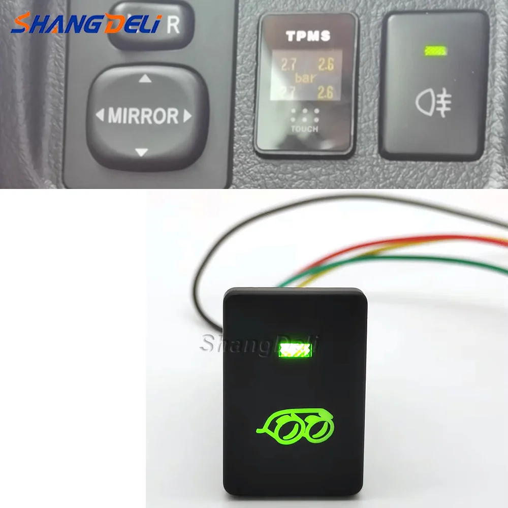 Car LED Light Power On Off Exhaust Switch Push Button for Toyota Camry ...