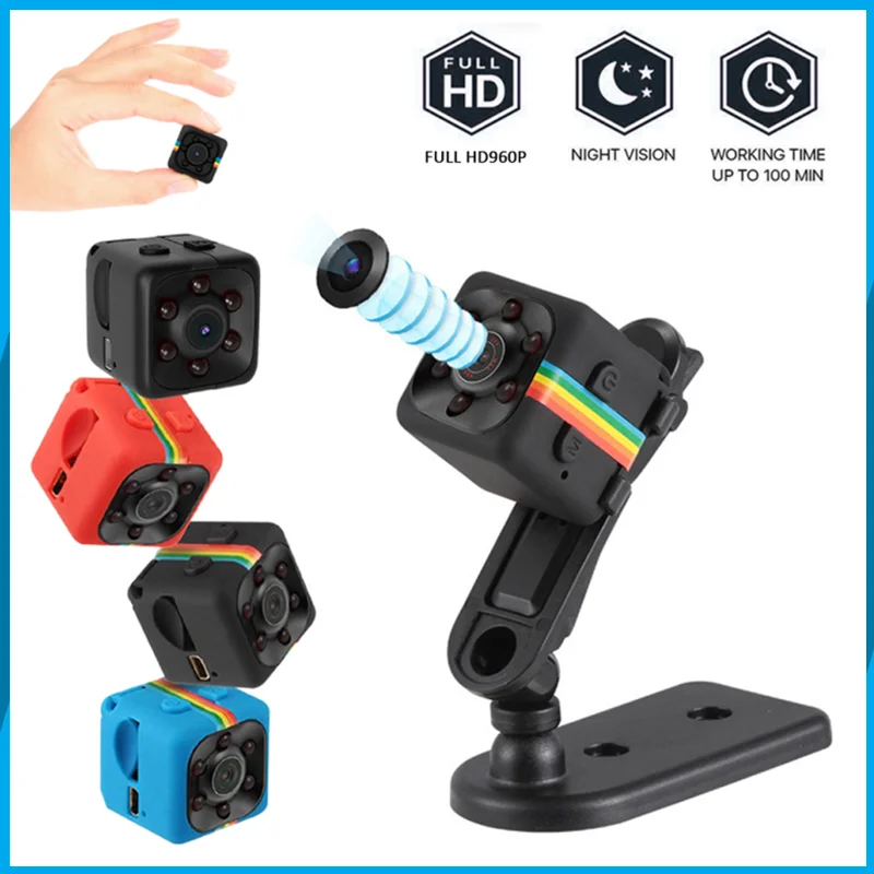 Mini Car DVR Camera SQ11 960P Small Cam Sensor Night Camcorder Micro ...