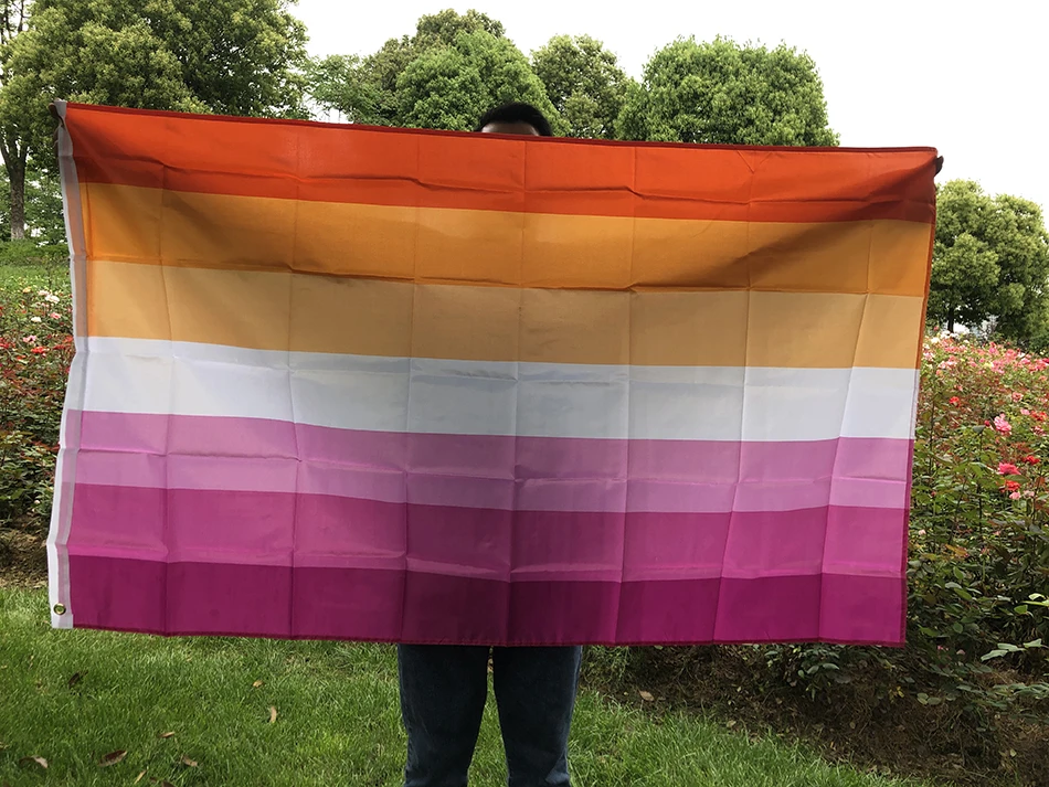 SKY FLAG Rainbow Flag 90x150cm 3x5fts high quality polyester Gay Flag Rainbow Things Sunset ...