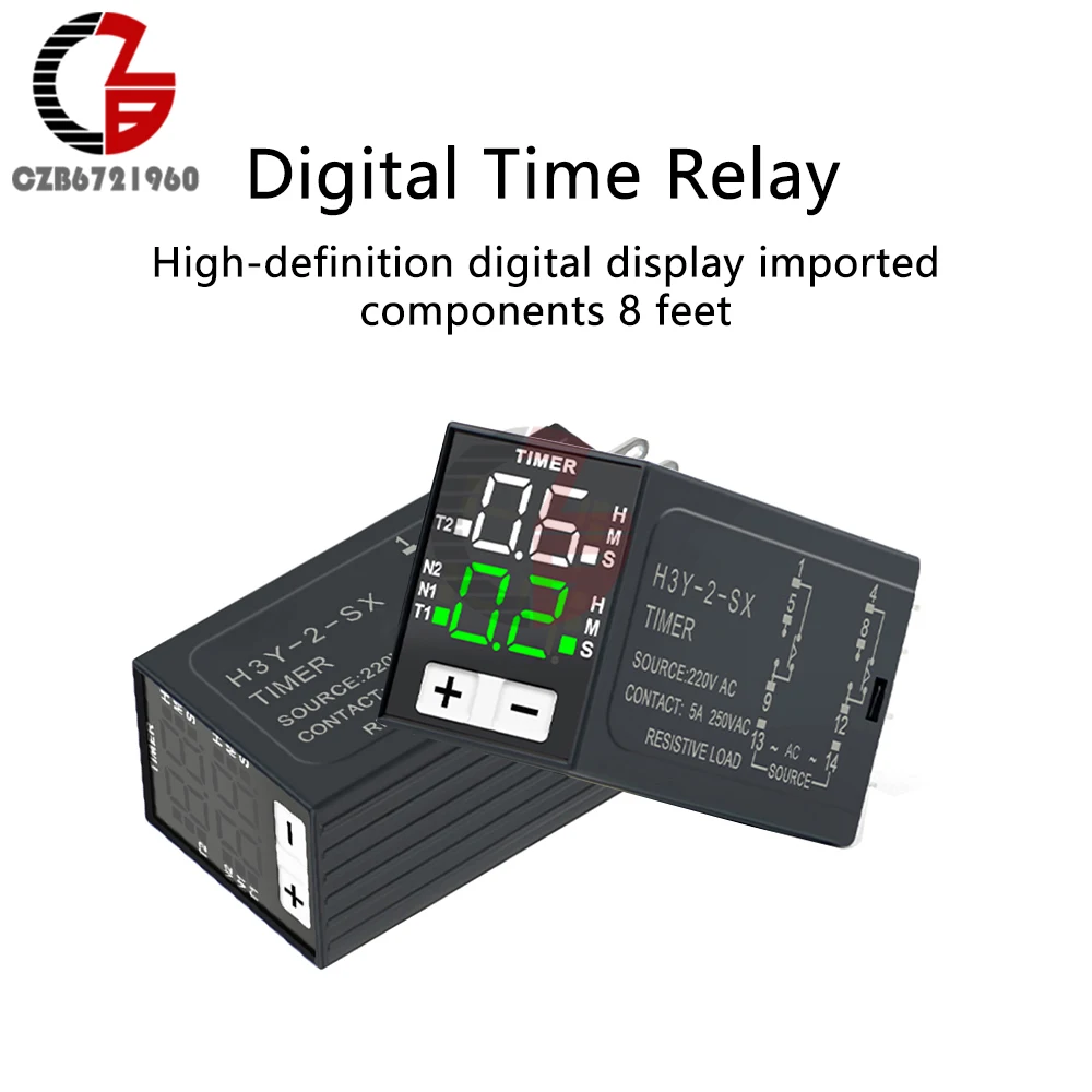 H3Y-2-SZ-Mini-Time-Delay-Relay-Power-on-Delay-Controller-Electronic ...