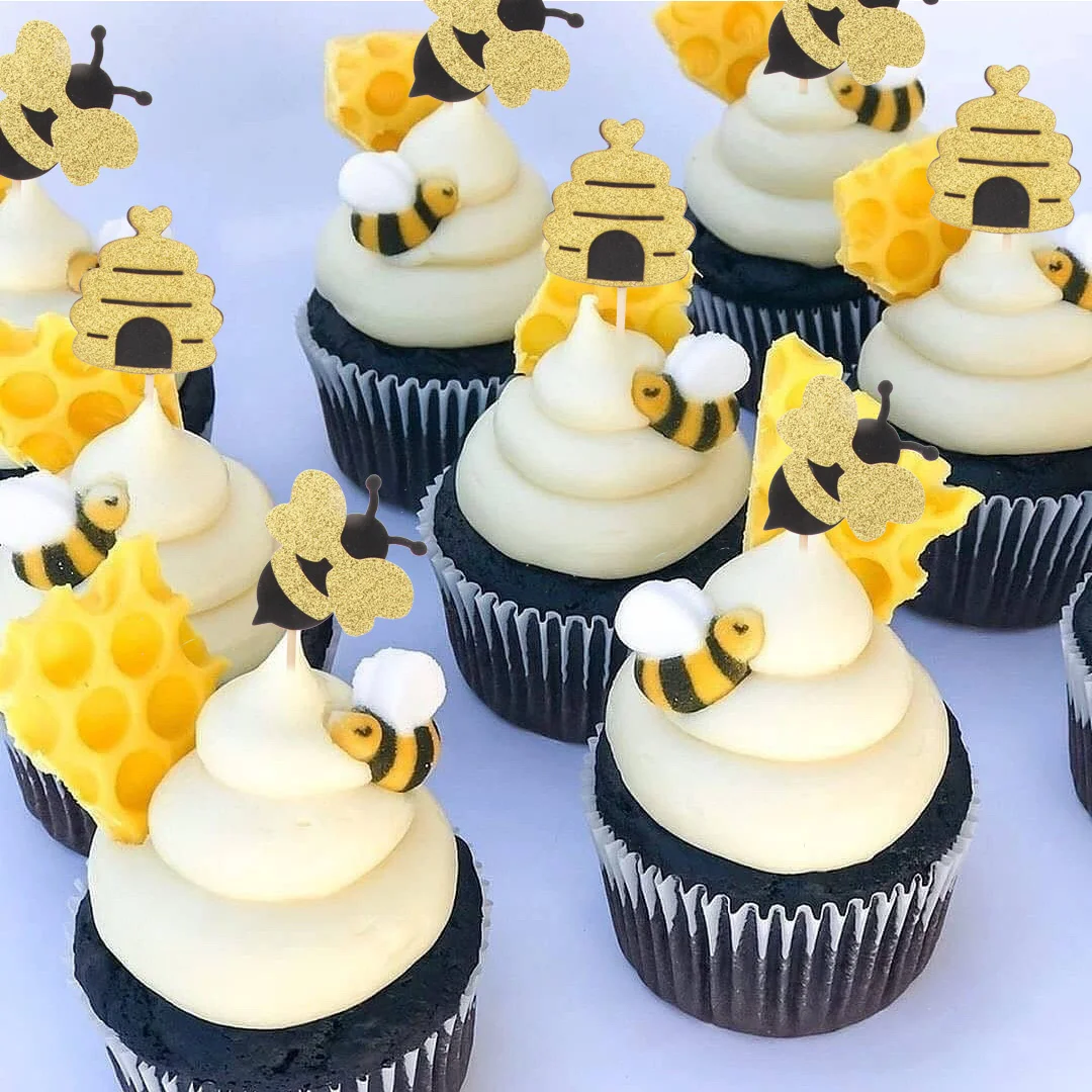 Bumble Bee Baby Shower Cupcakes