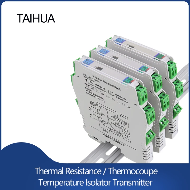 Temperature Transmi RTD pt100/ 1 Into 1 Out Signal Isolator TC Sensor ...