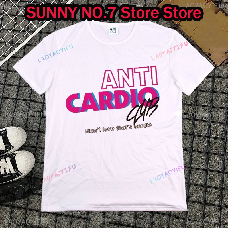 ANTI-CARDIO-Men-s-and-Women-s-Summer-Leisure-Short-sleeved-Men-s-T ...