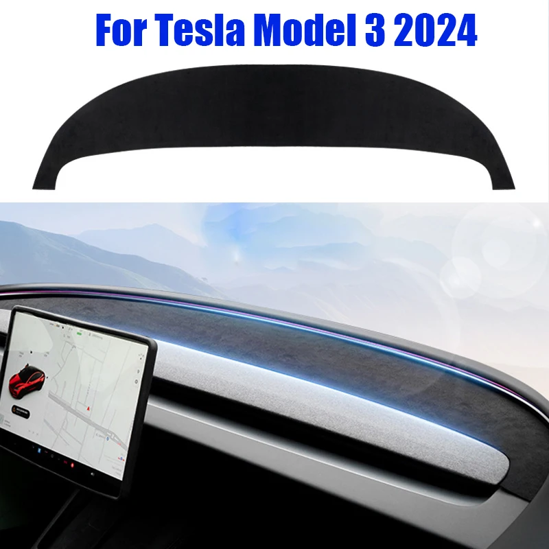 Light-Proof-Pad-for-Tesla-Model-3-Dashboard-Mat-Cover-Heat-Insulation ...
