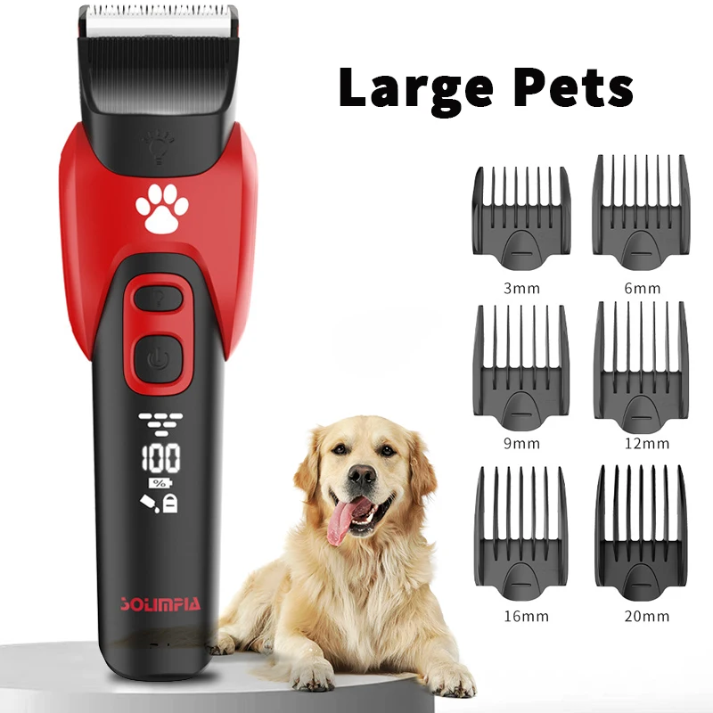 Electric-Professional-Pet-Hair-Clipper-Big-Dog-Trimmer-Shaver ...