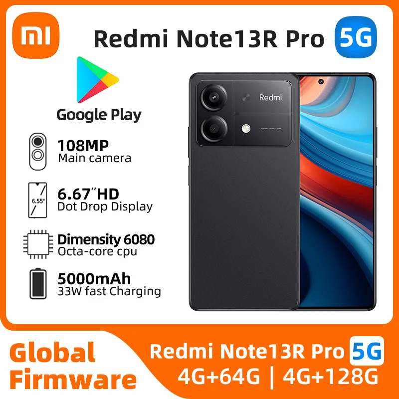 Xiaomi-Redmi-Note-13R-Pro-5G-256GB-Dimensity-6080-Ultra-140Hz-LCD ...