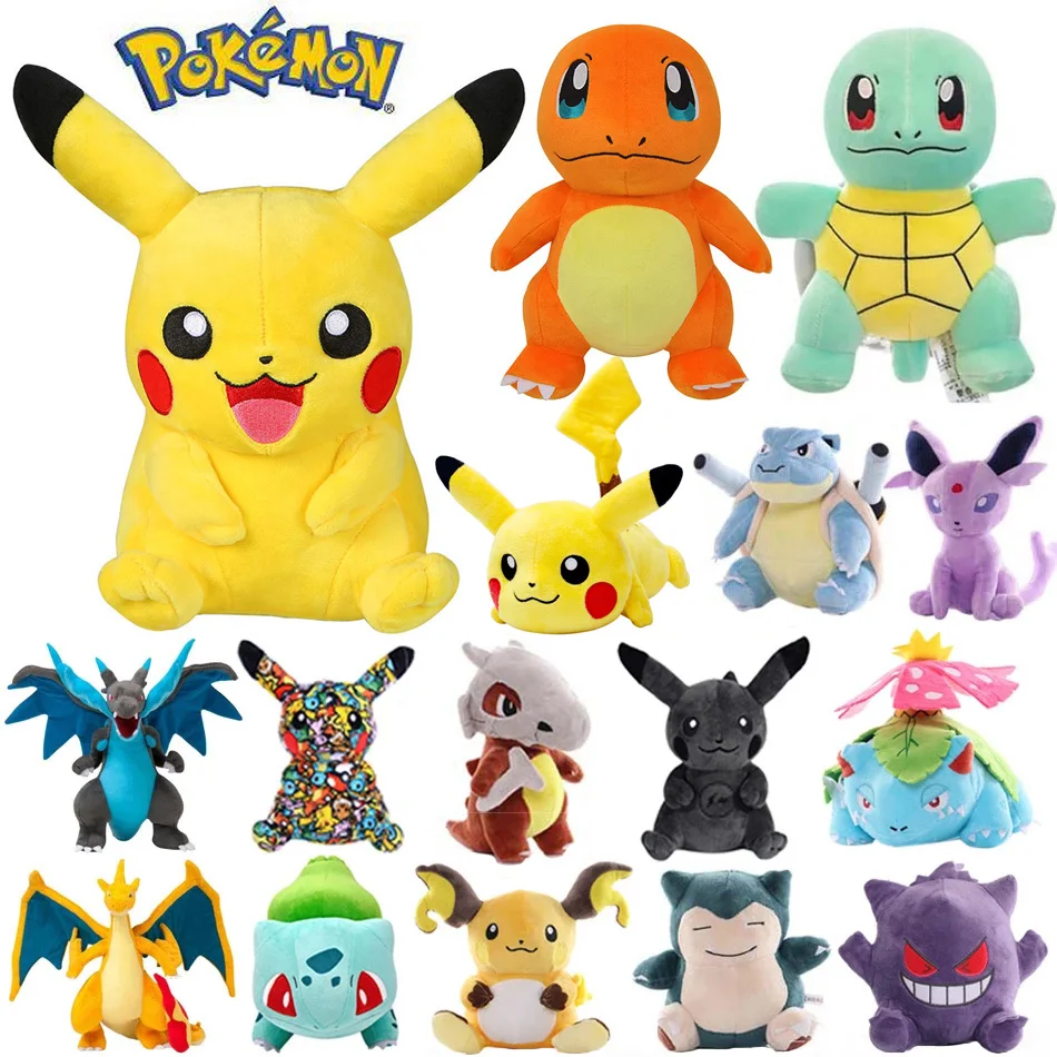 Peluche de Pokémon Pikachu de, muñeco de Peluche de Pikachu, Pichu ...