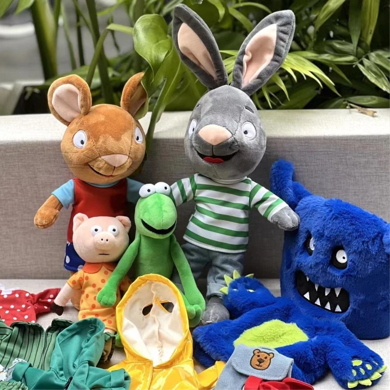 Pip and Posy Plush Toys Rabbit Mouse Pig Frog Soft Stuffed Dolls Kids ...