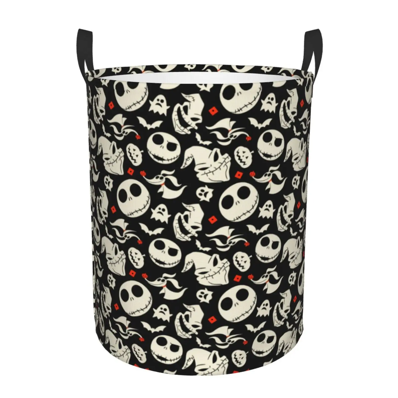 Custom The Nightmare Before Christmas Laundry Basket Collapsible Jack ...