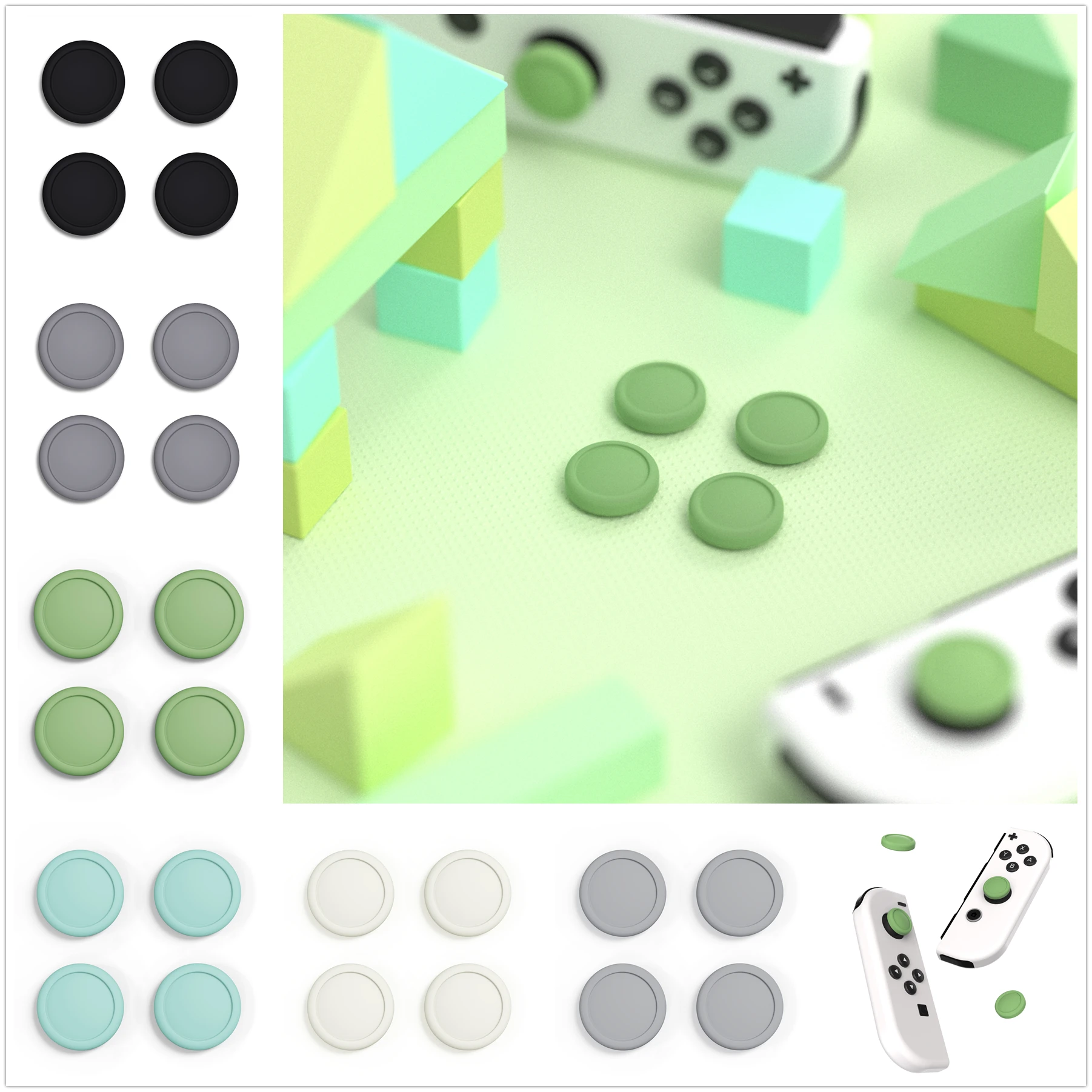 Thumb Stick Caps Joycon | Joycon Thumbstick Grips | Joycon Grip ...