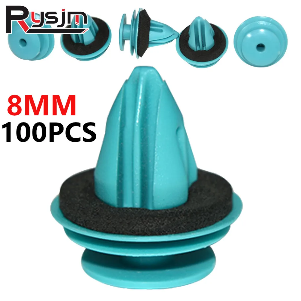 100pcs-Green-Nylon-Retaining-Clip-for-Toyota-Bumper-Door-Buckle-Auto ...