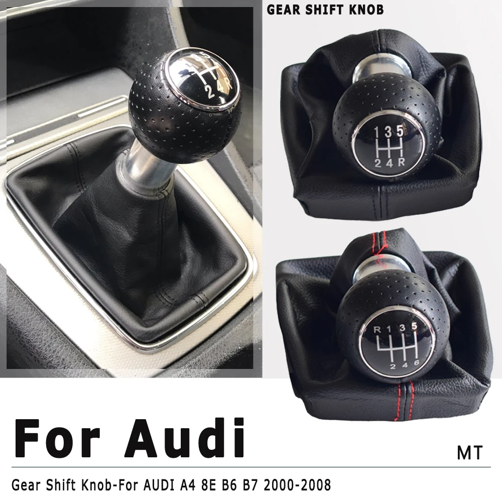 Fit For Audi A4 B6 B7 2000-2008 Manual 5 6 Speed Car Gear Shift Shifter ...