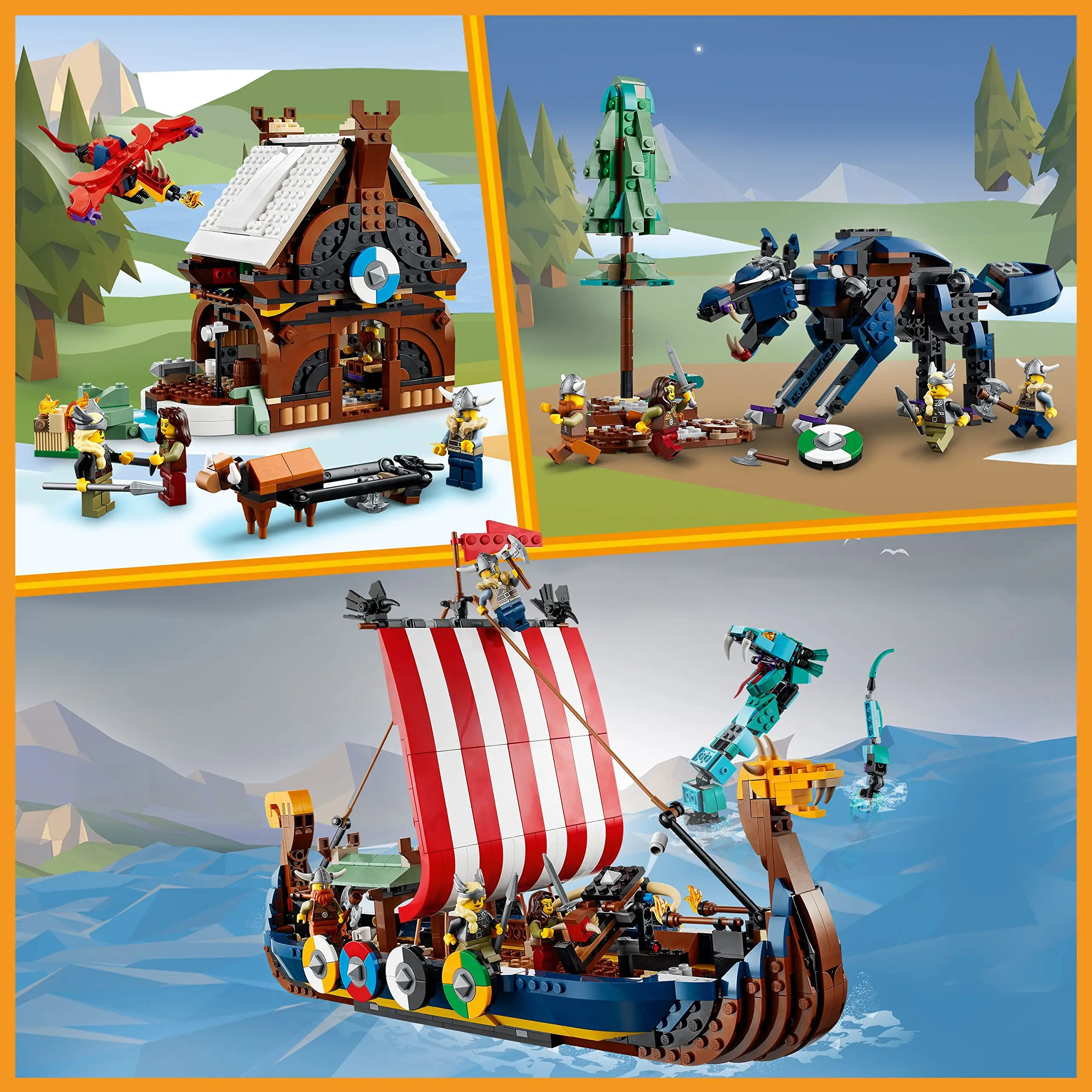 Lego Vikings Midgard Serpent
