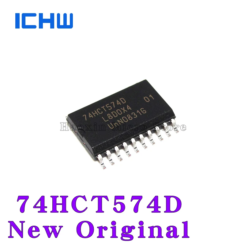 5Pcs 74HCT574D New Original Patch SOP 20 Positive Along Trigger Chip ...