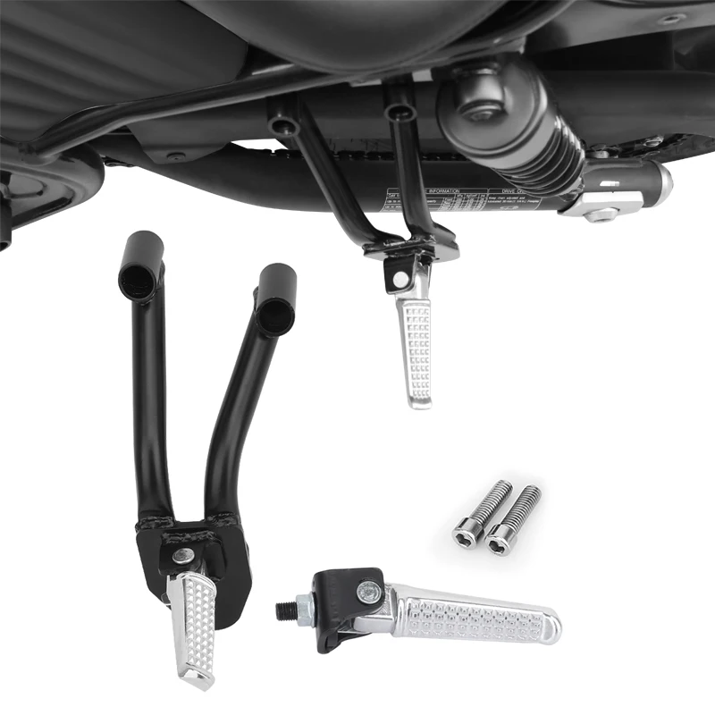 Rear-Passenger-Footrest-Foot-Pegs-Bracket-Floorboards-Mounting-Kit ...