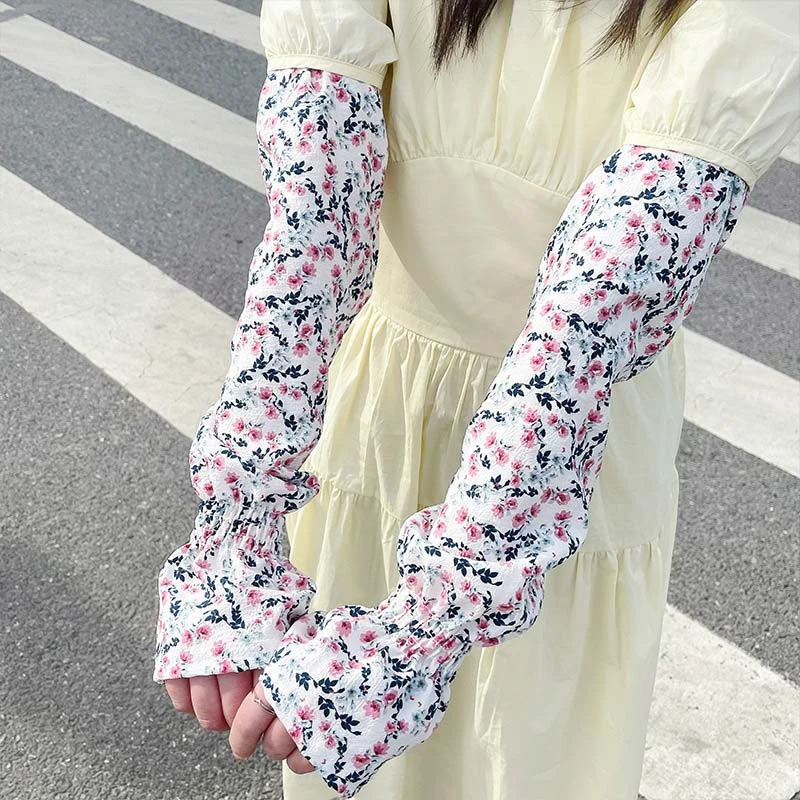 Loose Sun Protection Oversleeves Women's Summer Driving Breathable Ins ...