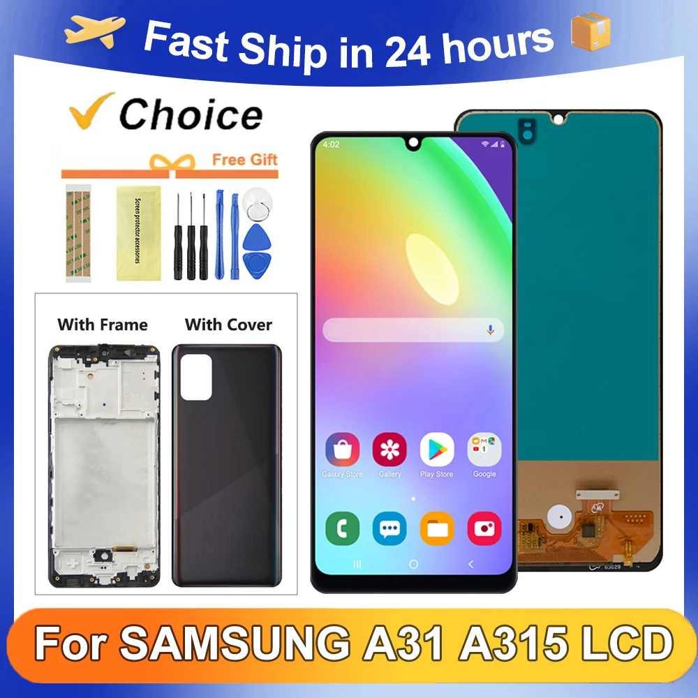 6.4''For Samsung A31 Tested A315 A315F A315G/DS A315G A315N LCD Display ...