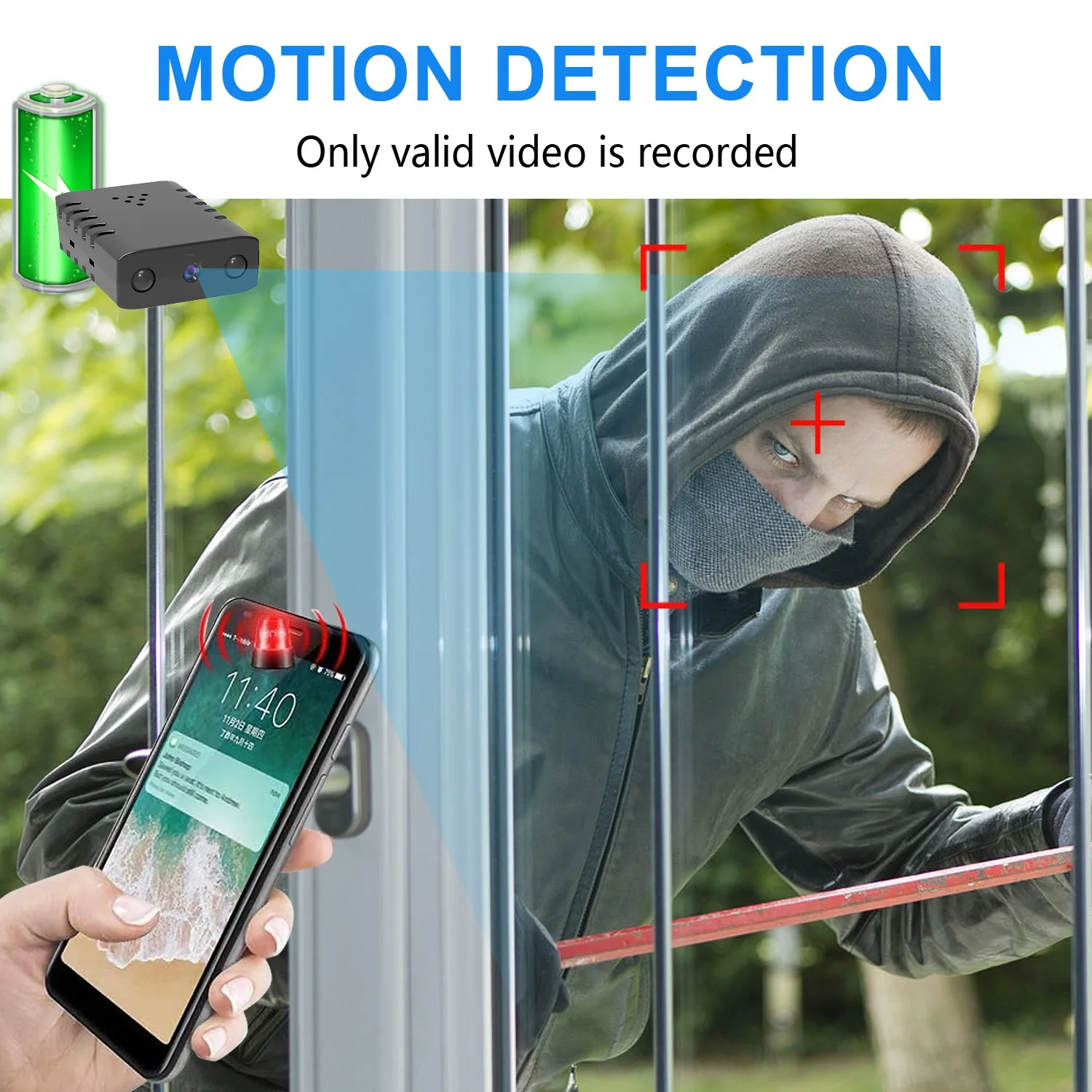 New Arrival Surveillance Camera Wi-fi Hd Battery Powered With Night ...