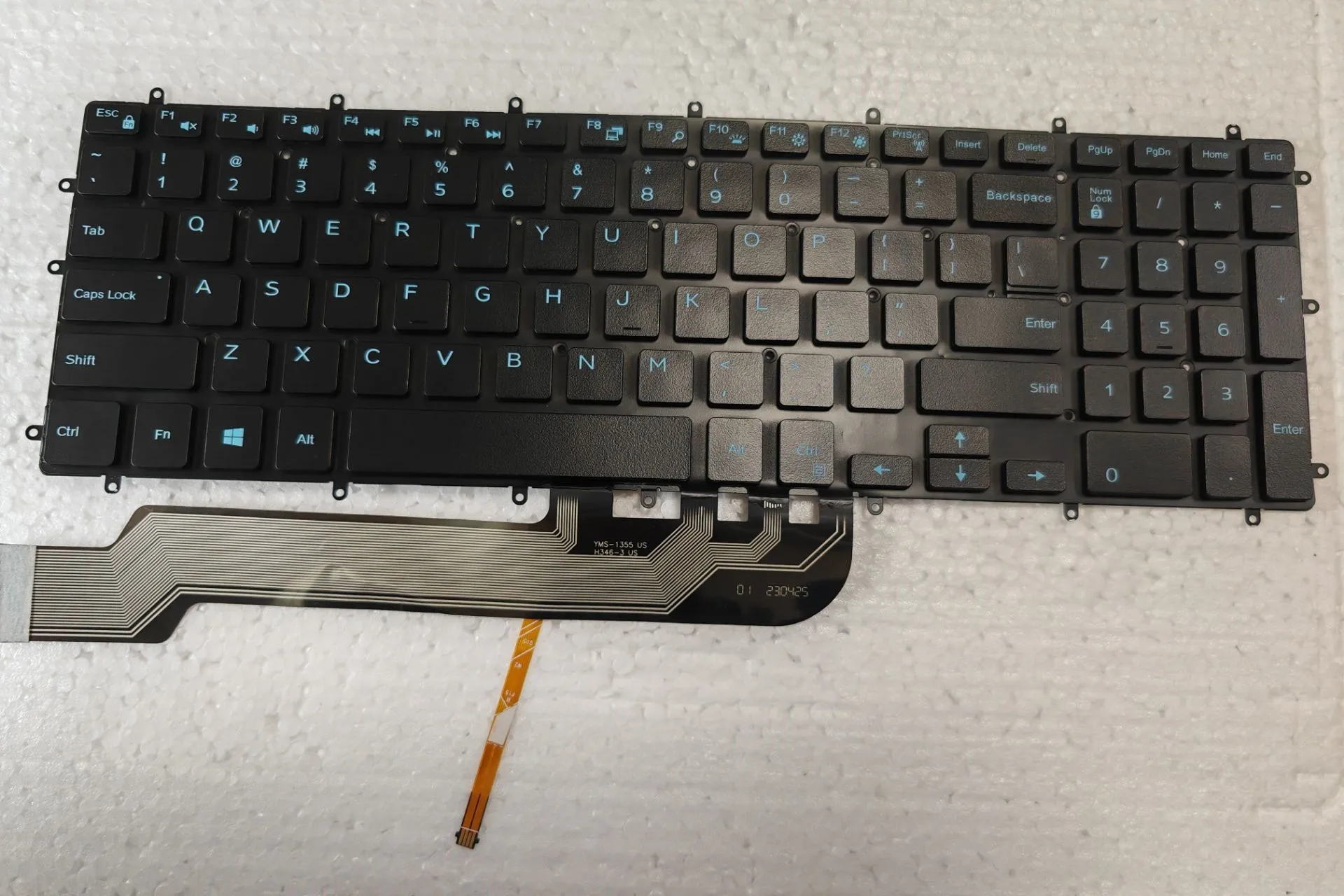 US-blue-backlit-Keyboard-for-DELL-Inspiron-7566-5567-7567-7559-5665-15 ...