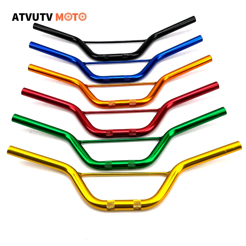 22mm-7-8-Aluminum-Motorcycle-Handlebar-For-Motocross-Mini-Dirt-Pit-Bike ...