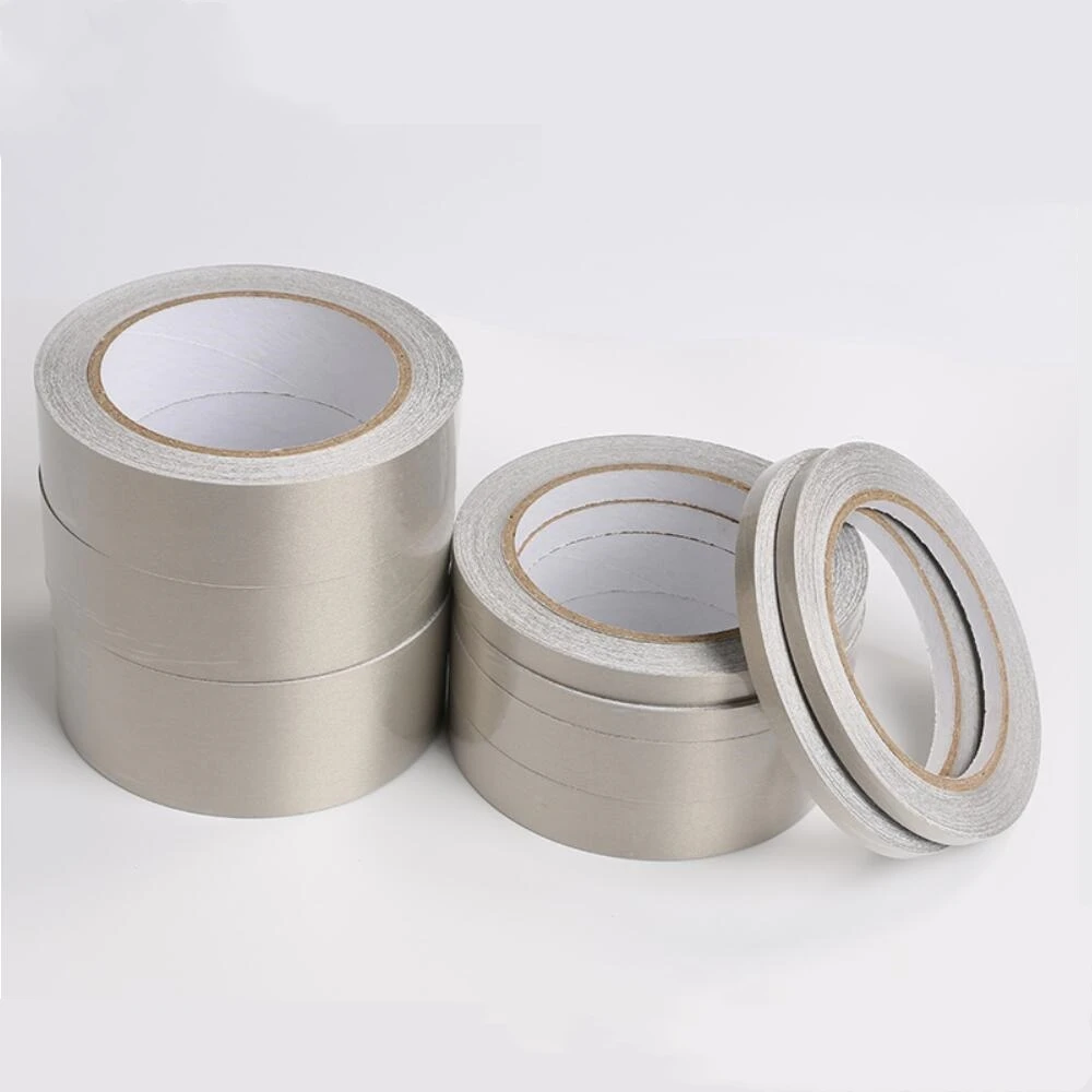 Silver-Gray-Conductive-Shielding-Tape-Anti-interference-Electromagnetic ...