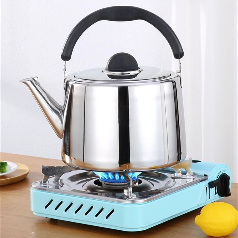 3L/4L/5L/6L Stainless Steel Kettle with Whistle for Kitchen Stove ...