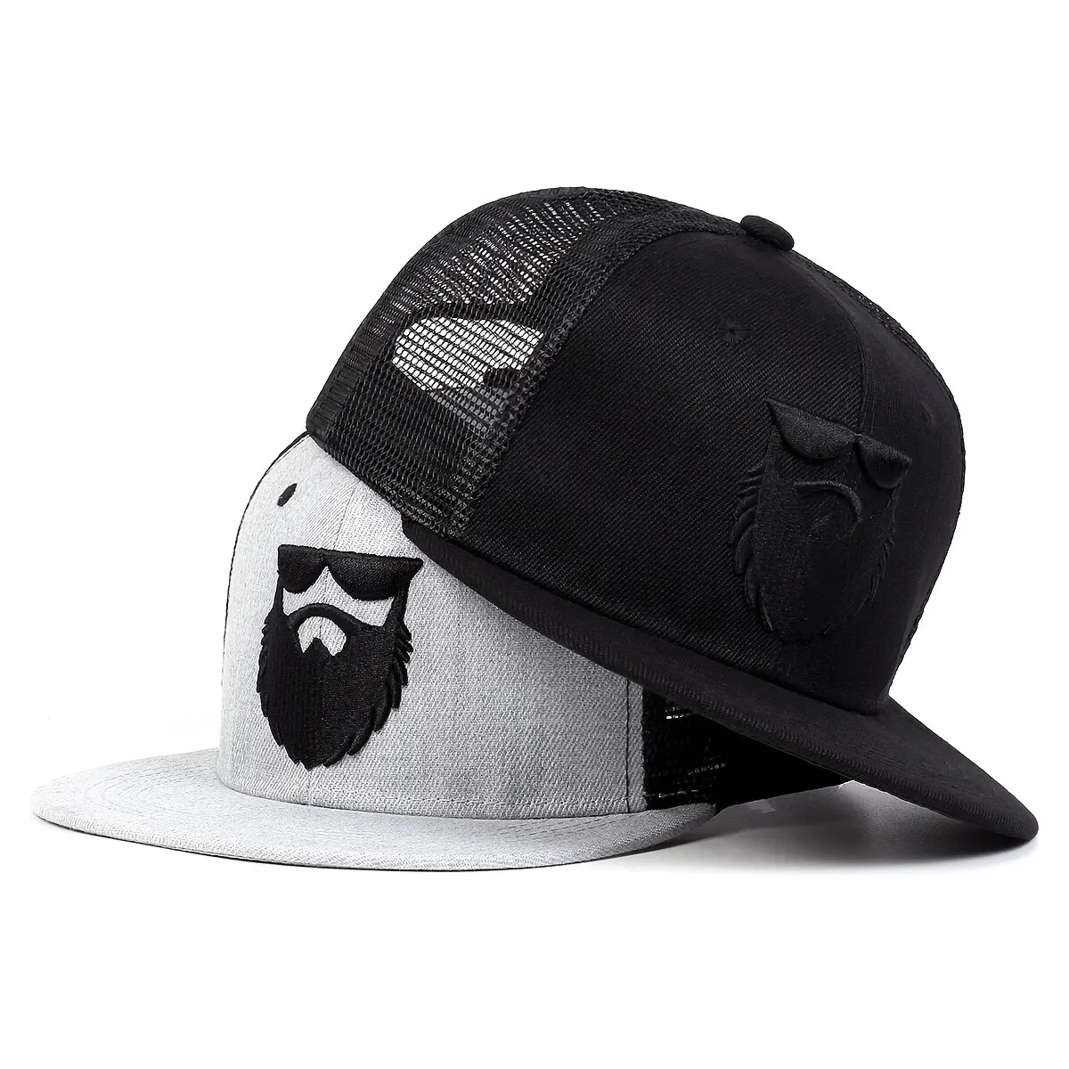 Unisex-Uncle-Beard-Embroidery-Hip-hop-Net-Hats-Spring-Summer-Outdoor ...