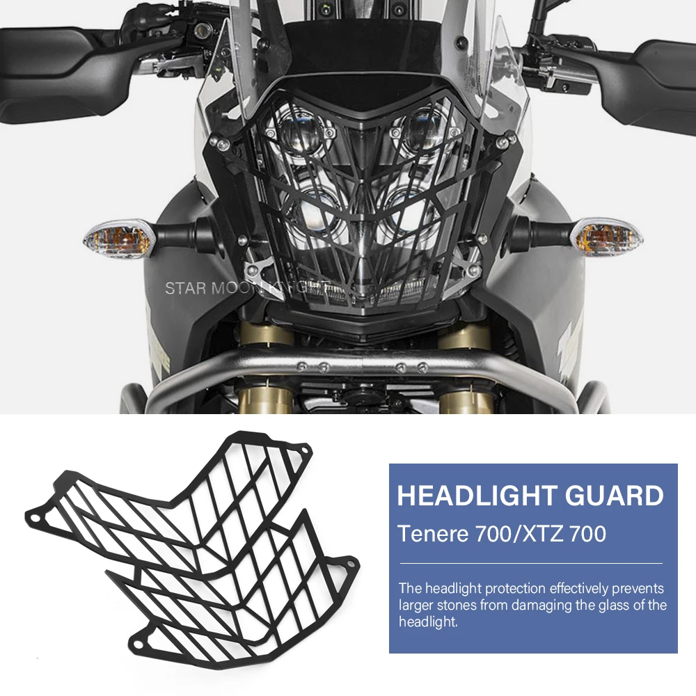motos Headlight Guard Protector For Yamaha Tenere 700 Tenere700 T700 T7 ...