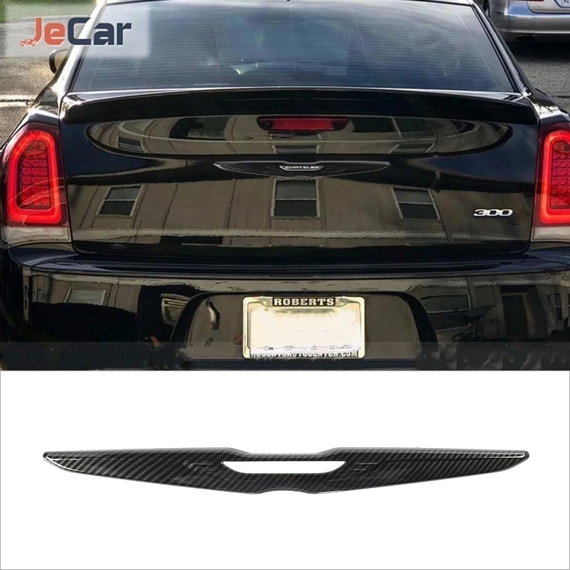 Abs Carbon Fiber Car Rear Emblem Badge Trim Sticker For Chrysler 300 ...