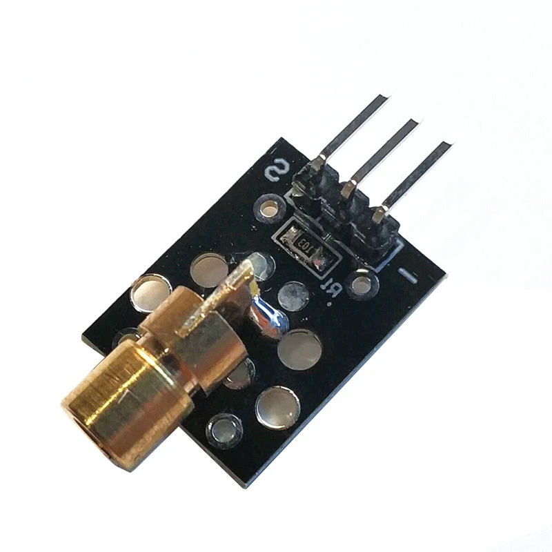 KY 008 650nm Laser sensor Module 6mm 5V 5mW Red Laser Dot Diode Copper ...