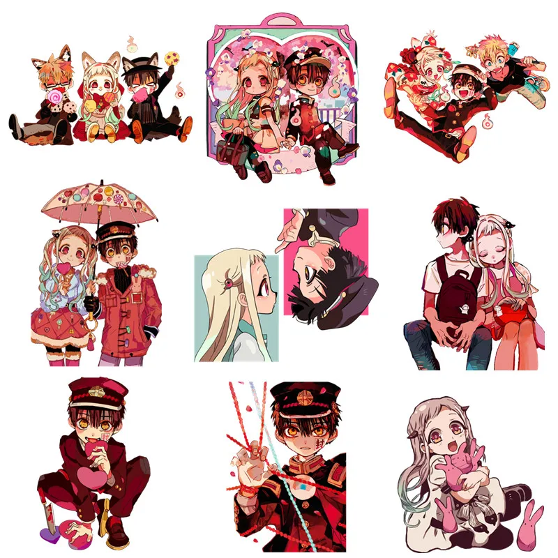 Anime Iron Stickers Clothes | Horror Heat Transfers Clothes - Toilet ...