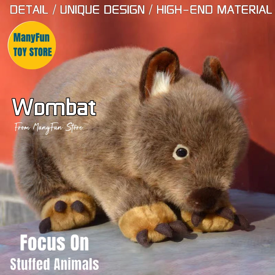 Wombat-High-Fidelity-Australian-Wombat-Plushie-Koala-Bear-Peluche ...