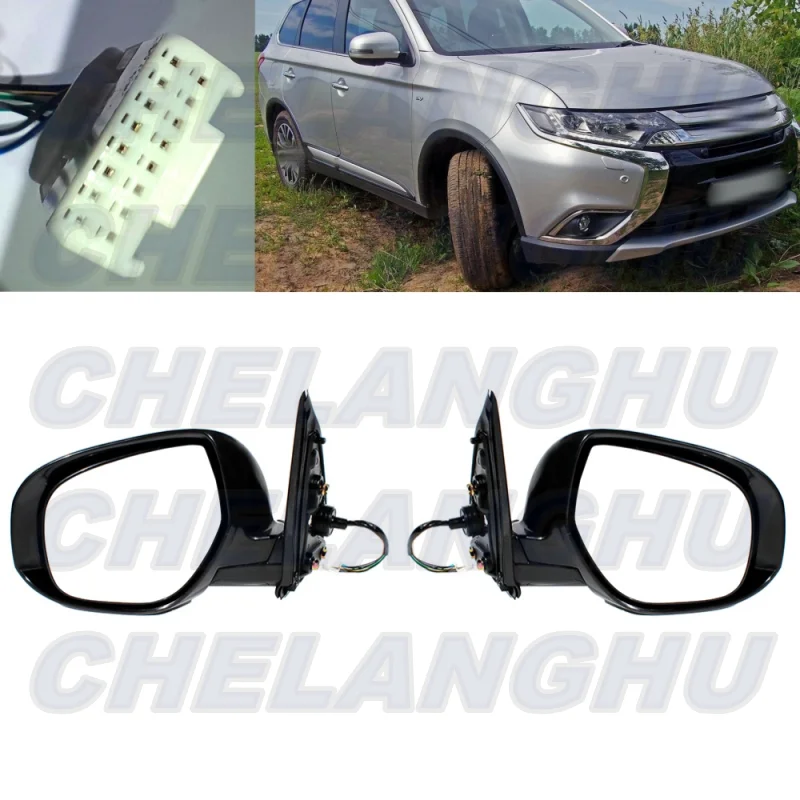 Mirror-Assembly-For-Mitsubishi-Outlander-MK3-GF-2013-2014-2015-2016 ...