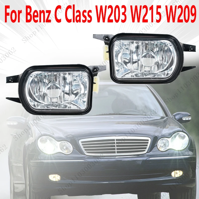 Front-Bumper-Fog-Light-Assembly-Foglamp-For-Mercedes-Benz-C-Class-W203 ...
