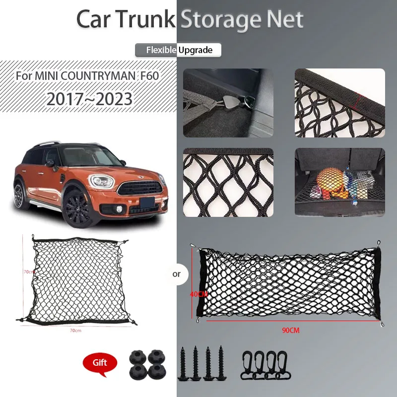 Car-Trunk-Storage-Net-For-MINI-COUNTRYMAN-F60-2017-2023-Nylon-Mesh-Rear ...