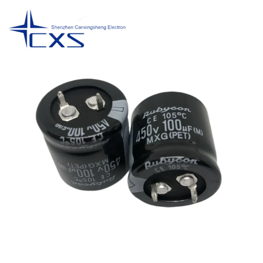 2PCS-450V100uF-400V100uF-power-electrolytic-capacitor-volume-22-30-35 ...