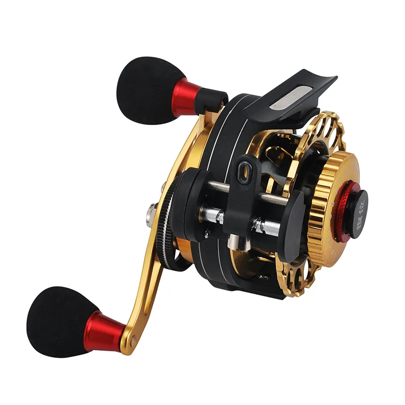Ice Fishing Reel Inline Reel Full Metal Winter 3.6:1 Gear Ratio 8+1BB ...