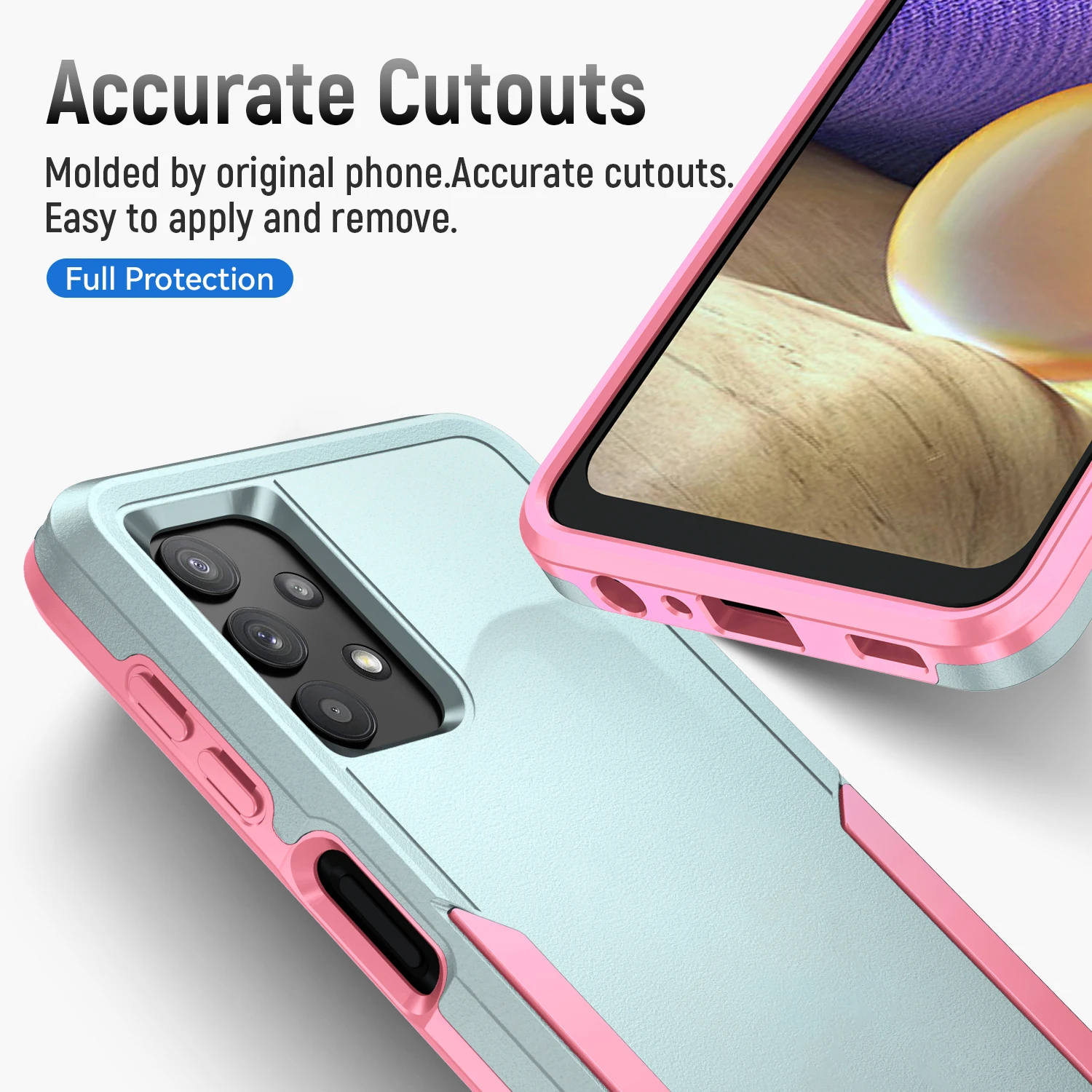 Anti-Shock Protection Phone Case for Galaxy S22 ultra (PURPLE)