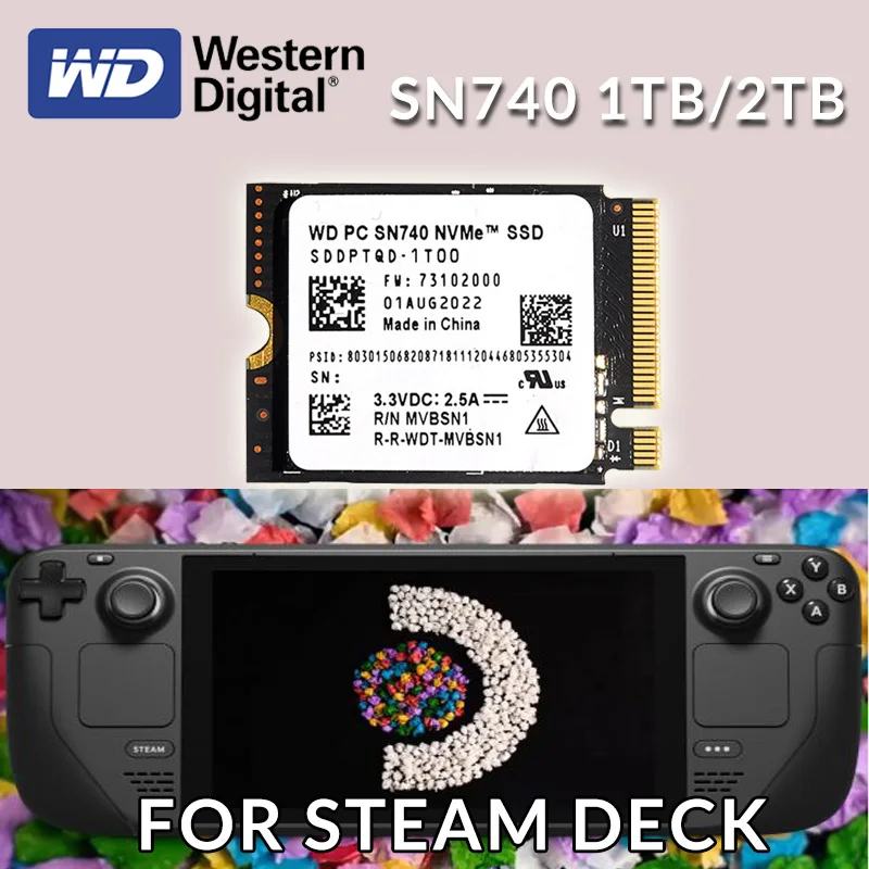 Western-Digital-WD-SN740-Solid-State-Drive-1TB-2TB-NVMe-PCIe-4-0-2230-M ...