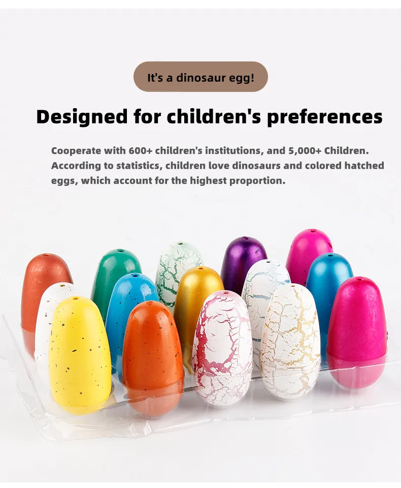 Dinosaur eggs, hatched eggs, soaked in water, expanded and deformed ...