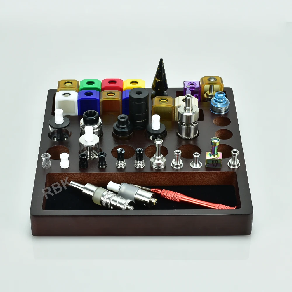 wolfcoolvape-display-stand-Wooden-510-thread-rba-vape-Display-vape ...