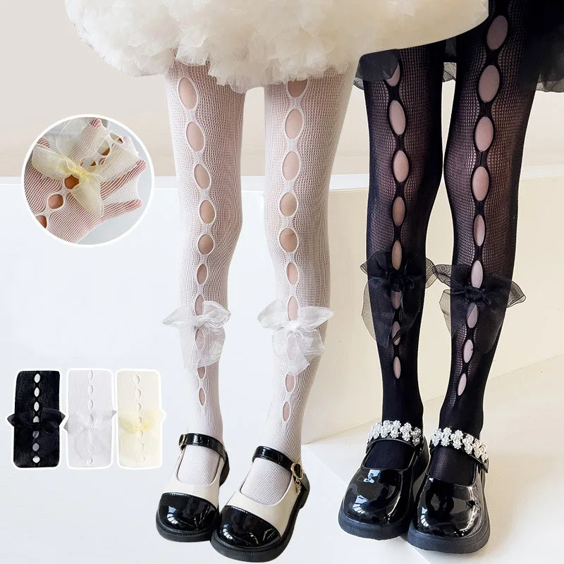 Spring-Summer-New-Girls-Pantyhose-Party-Hollow-Mesh-Children-s-Tights ...