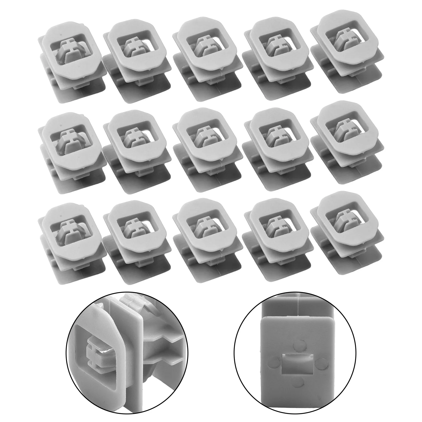 15pcs-set-Exterior-Rocker-Molding-Clips-For-Ford-Fusion-Taurus-Five ...