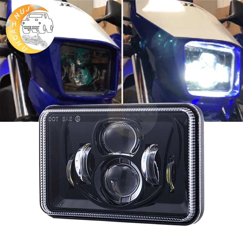 1pc-Motorcycle-4X6-Inch-LED-Headlight-Hi-Low-Beam-For-Suzuki-DRZ400SM ...