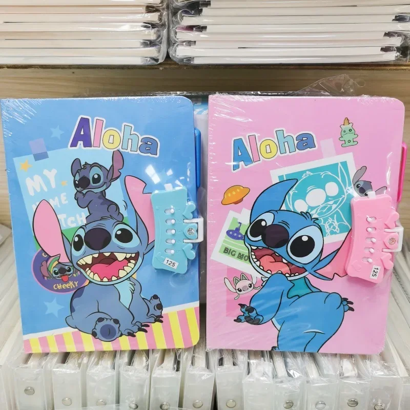 Disney-Anime-Stitch-Password-Notebook-with-Pen-Kawaii-Lilo-Stitch ...
