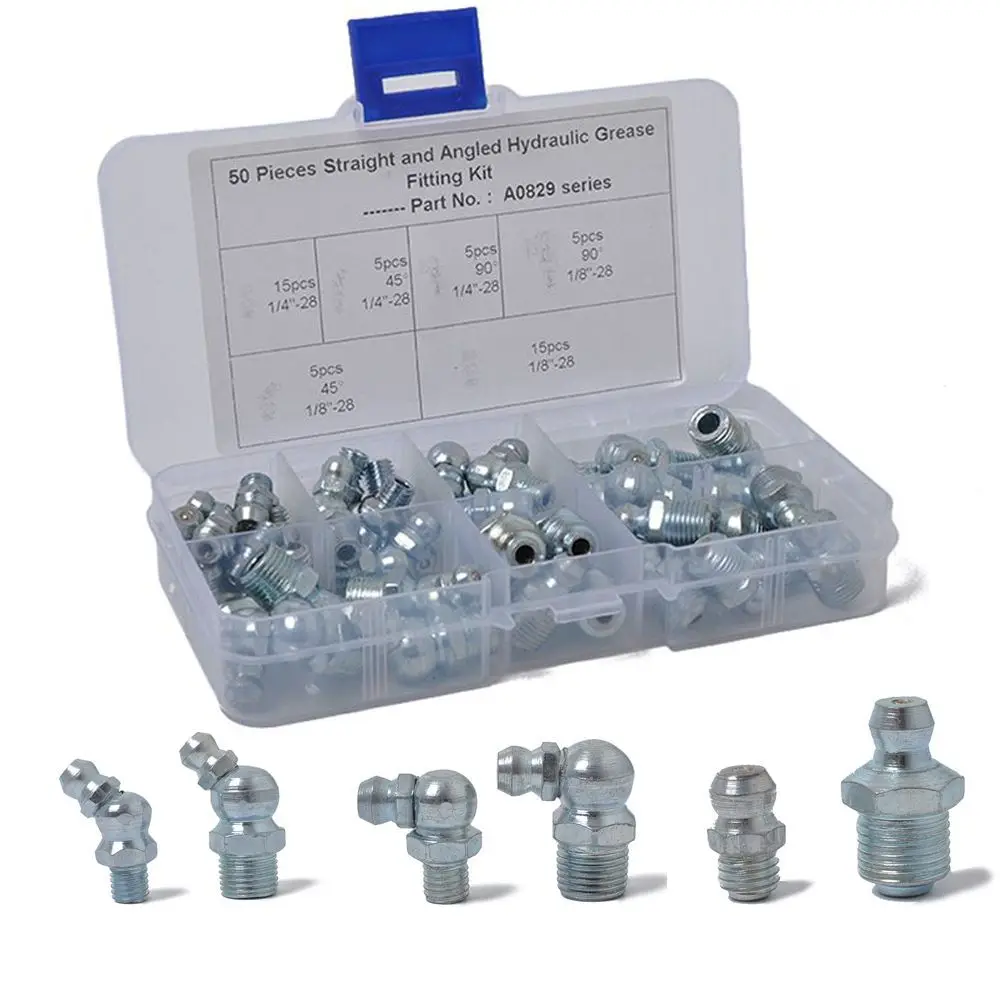 50-Stks-set-Hydraulische-Smering-Vet-Fitting-Assortiment-Zes ...