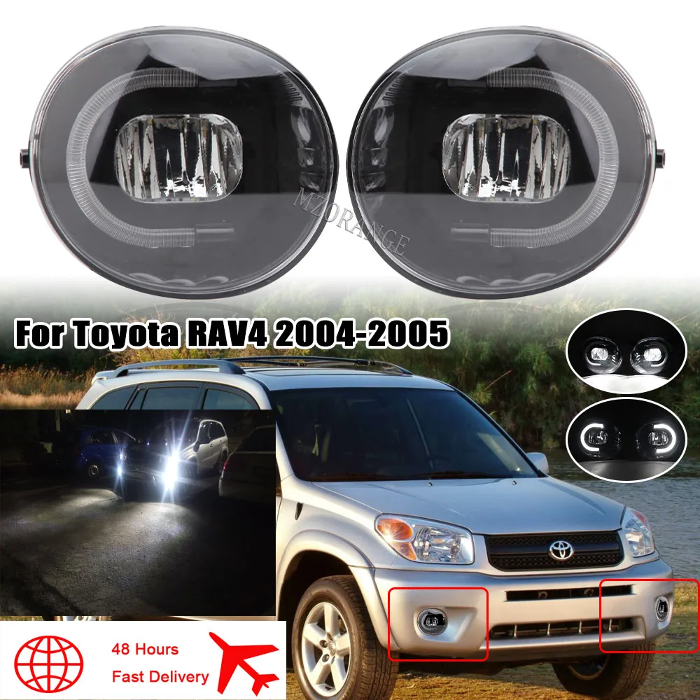 Led-Fog-Light-for-Toyota-RAV4-2004-2005-Headlights-DRL-for-Toyota ...