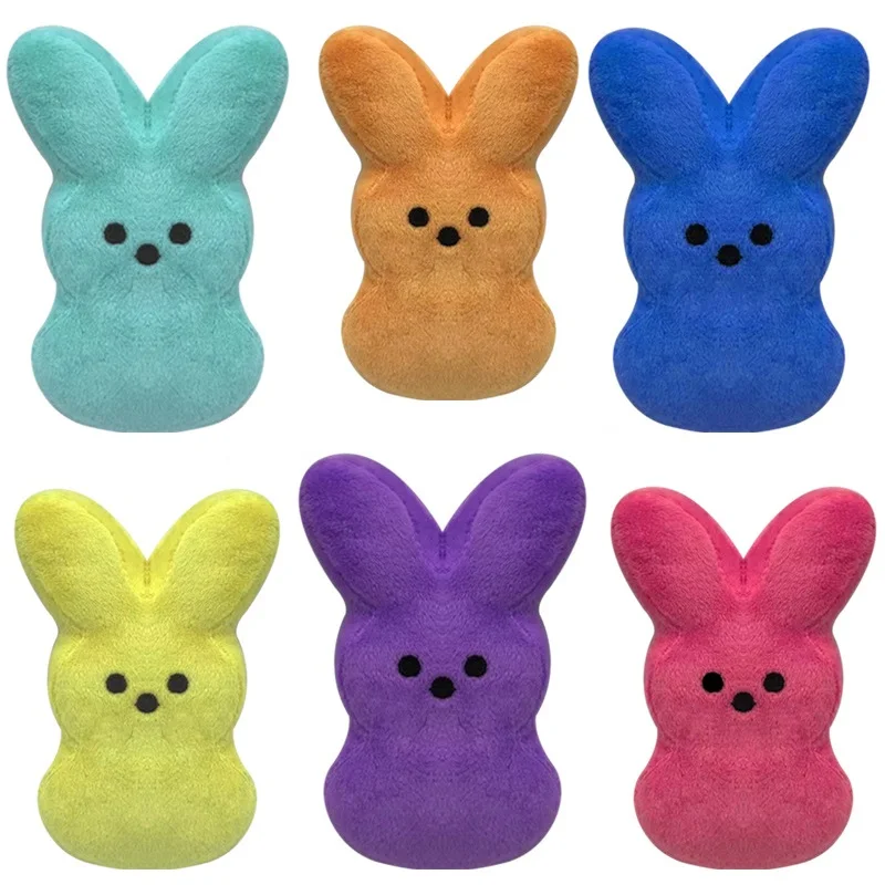 3pcs Easter Peeps Bunny Plush Toy Hand Figure Ornament Doll Doll rabbi ...